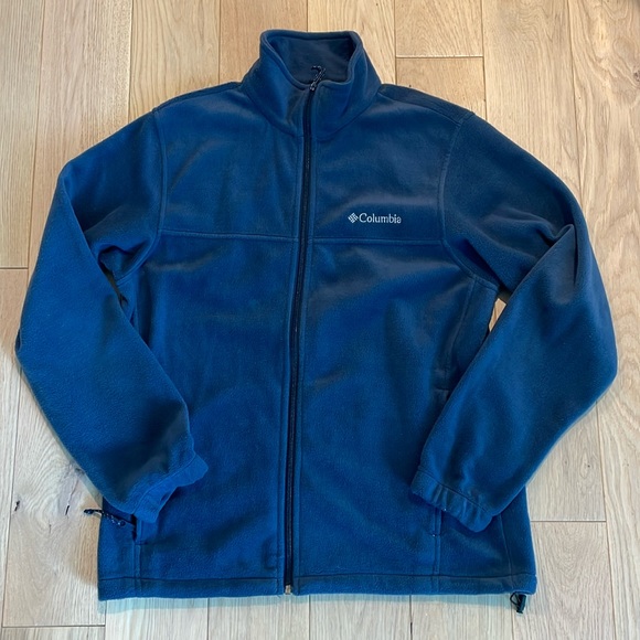 Columbia | Jackets & Coats | Columbia Blue Fleece Jacket Med | Poshmark